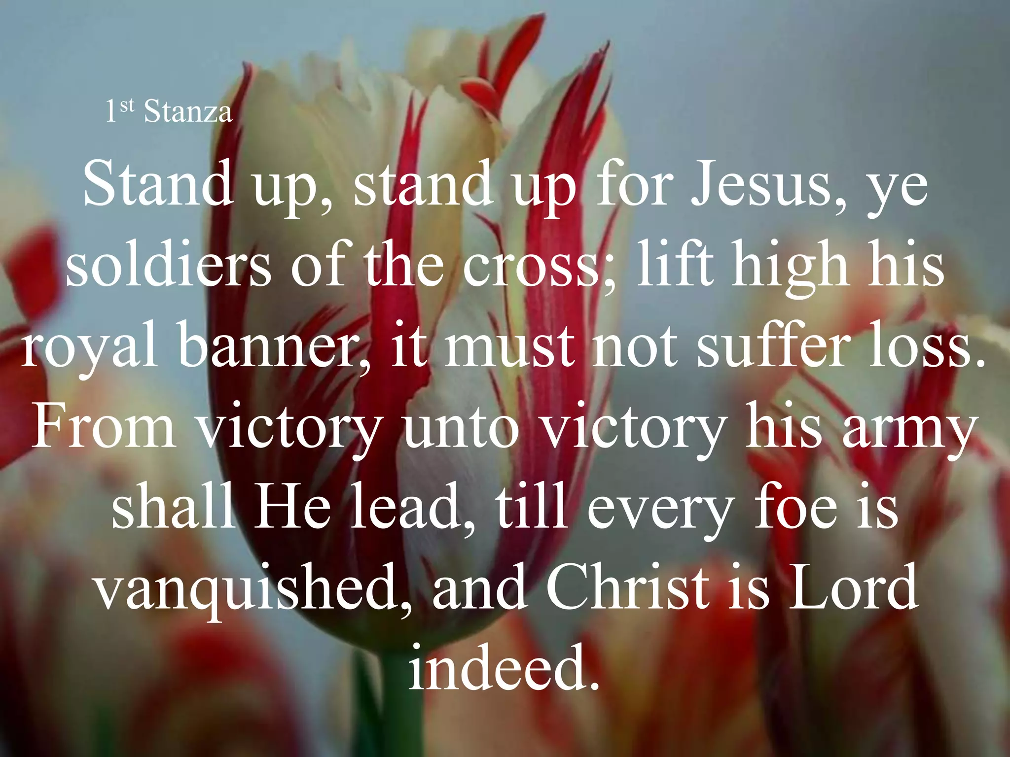 Stand Up Stand Up for Jesus | PPTX