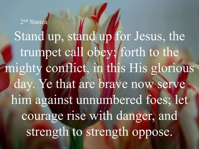 Stand Up Stand Up for Jesus | PPTX