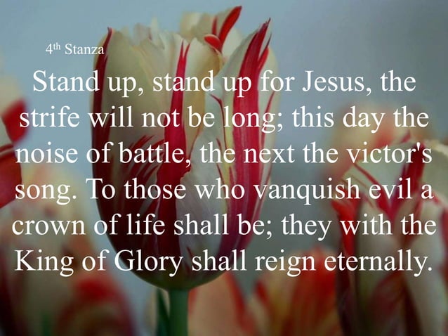 Stand Up Stand Up for Jesus | PPTX