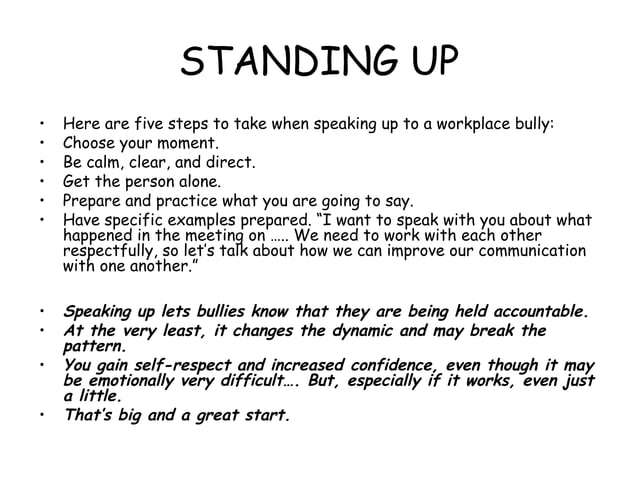 Stand up to bullying | PPT | Crime & Harmful Acts to Individuals ...