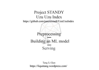 Project STANDY - Uzu Uzu Index | PDF
