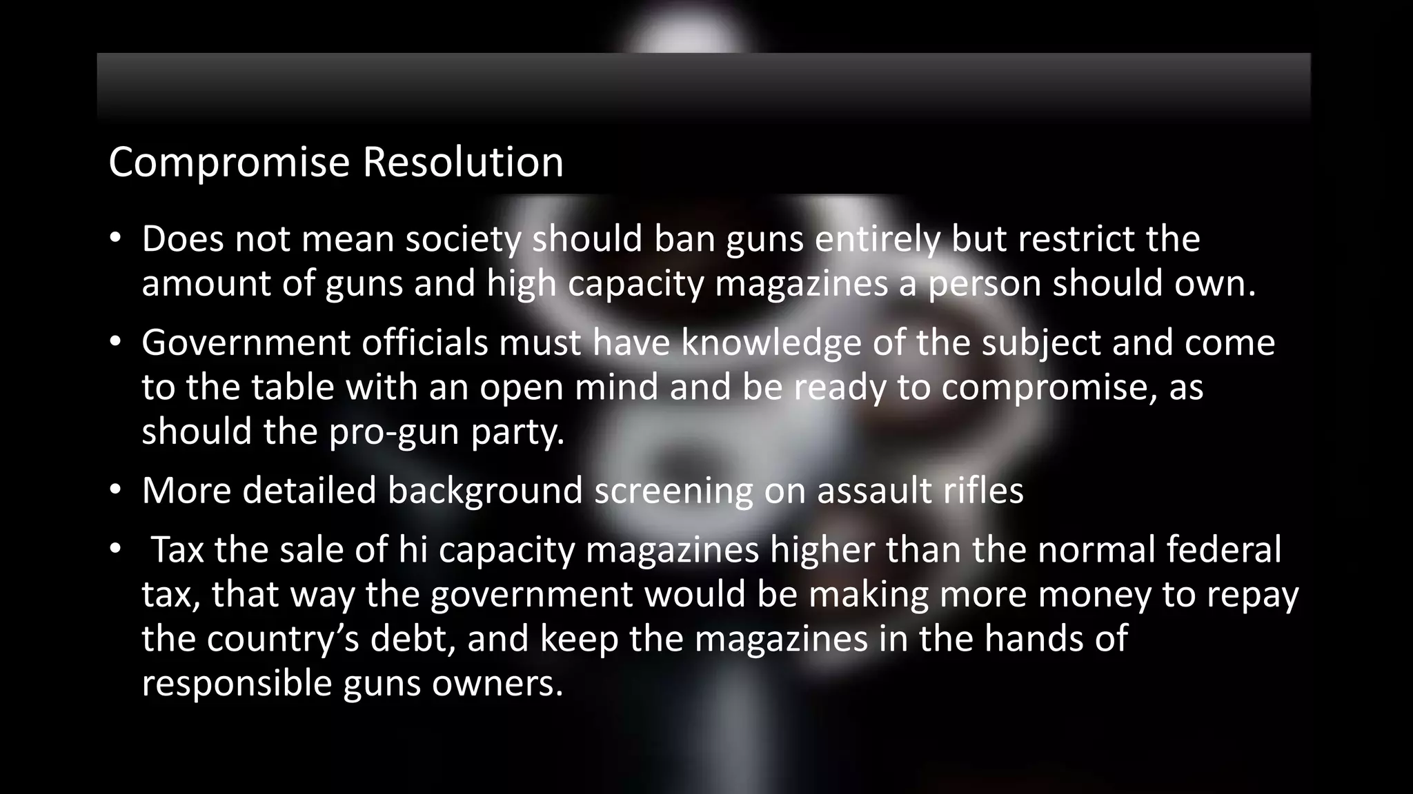 Stand Your Ground/Gun Control Presentation | PPTX