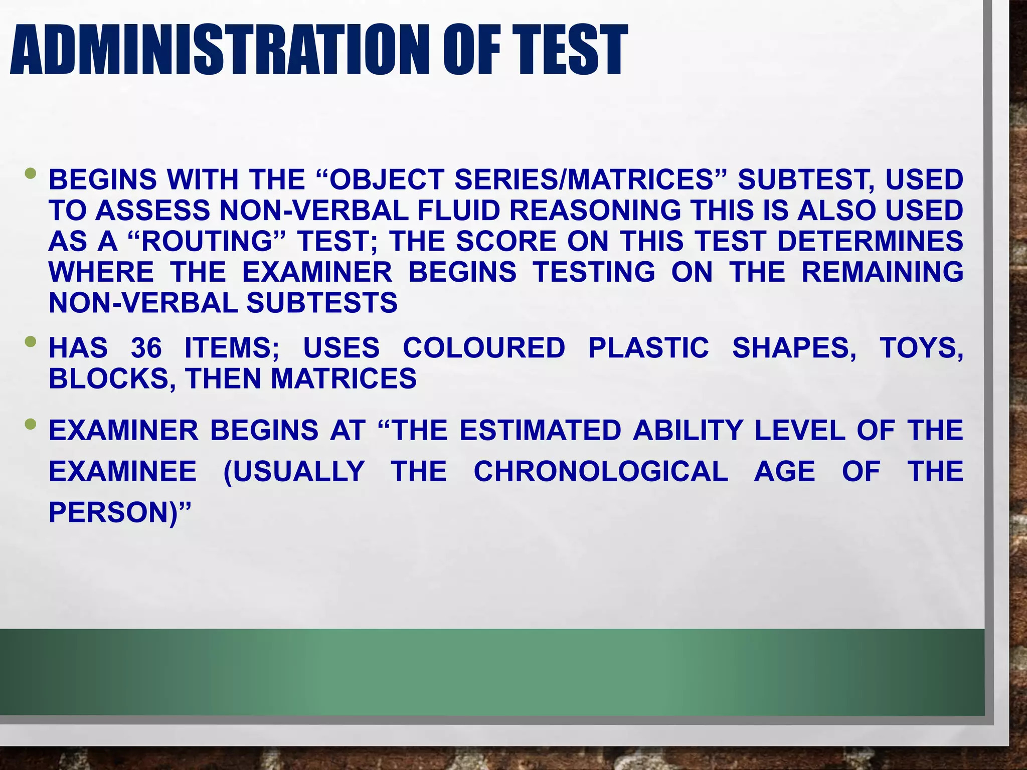 Stanford binet-5pptx (1) | PPTX
