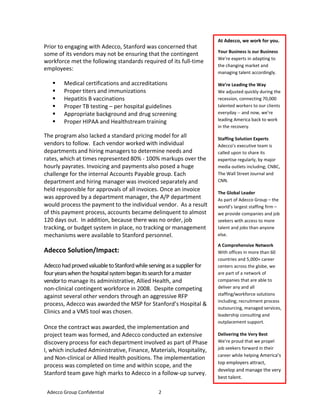 Stanford Case Study October 2011 | PDF