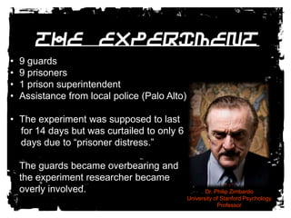 Stanford experiment cja 344 | PPT
