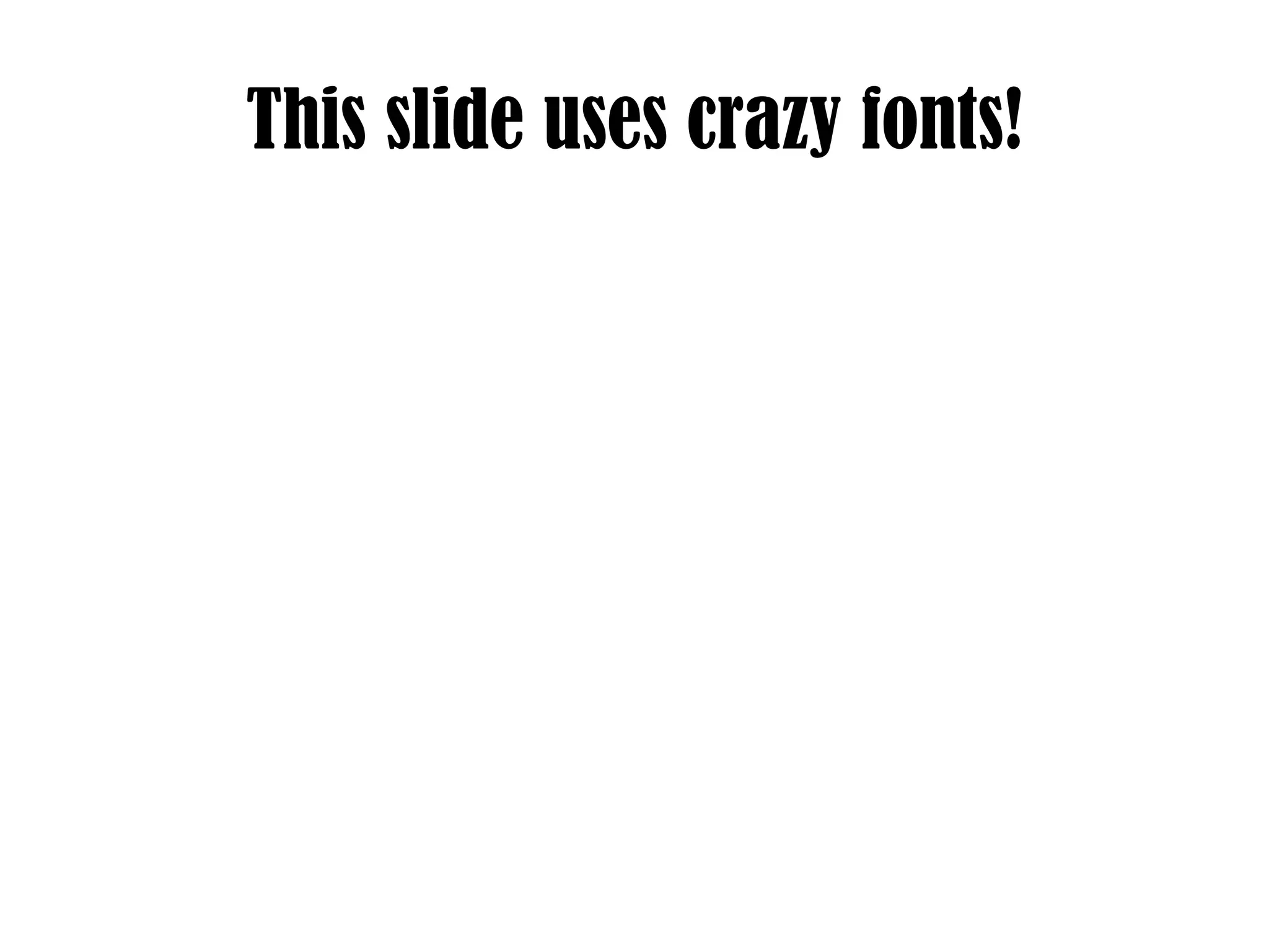 Stanford font test presentation #2 | PDF