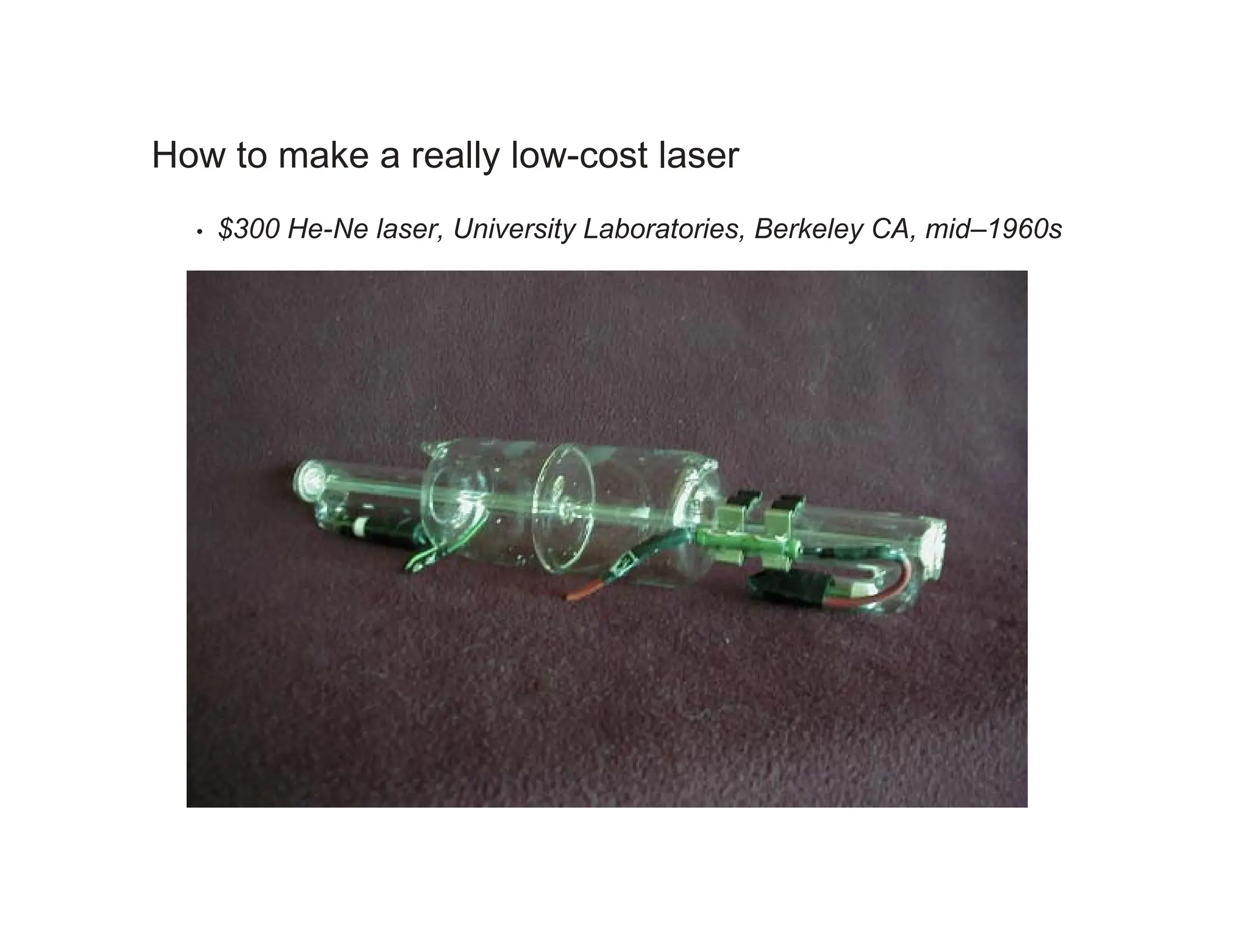 Laser Development History [Stanford laser history] | PDF