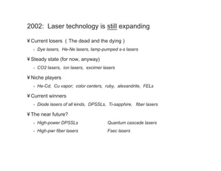 Laser Development History [Stanford laser history] | PPT