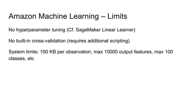 Tooling for Machine Learning: AWS Products, Open Source Tools, and ...