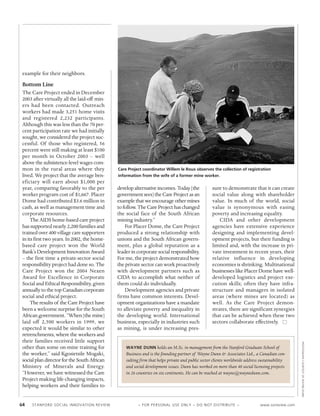 Golden Opportunity. Stanford Business School Case Study on Award ...