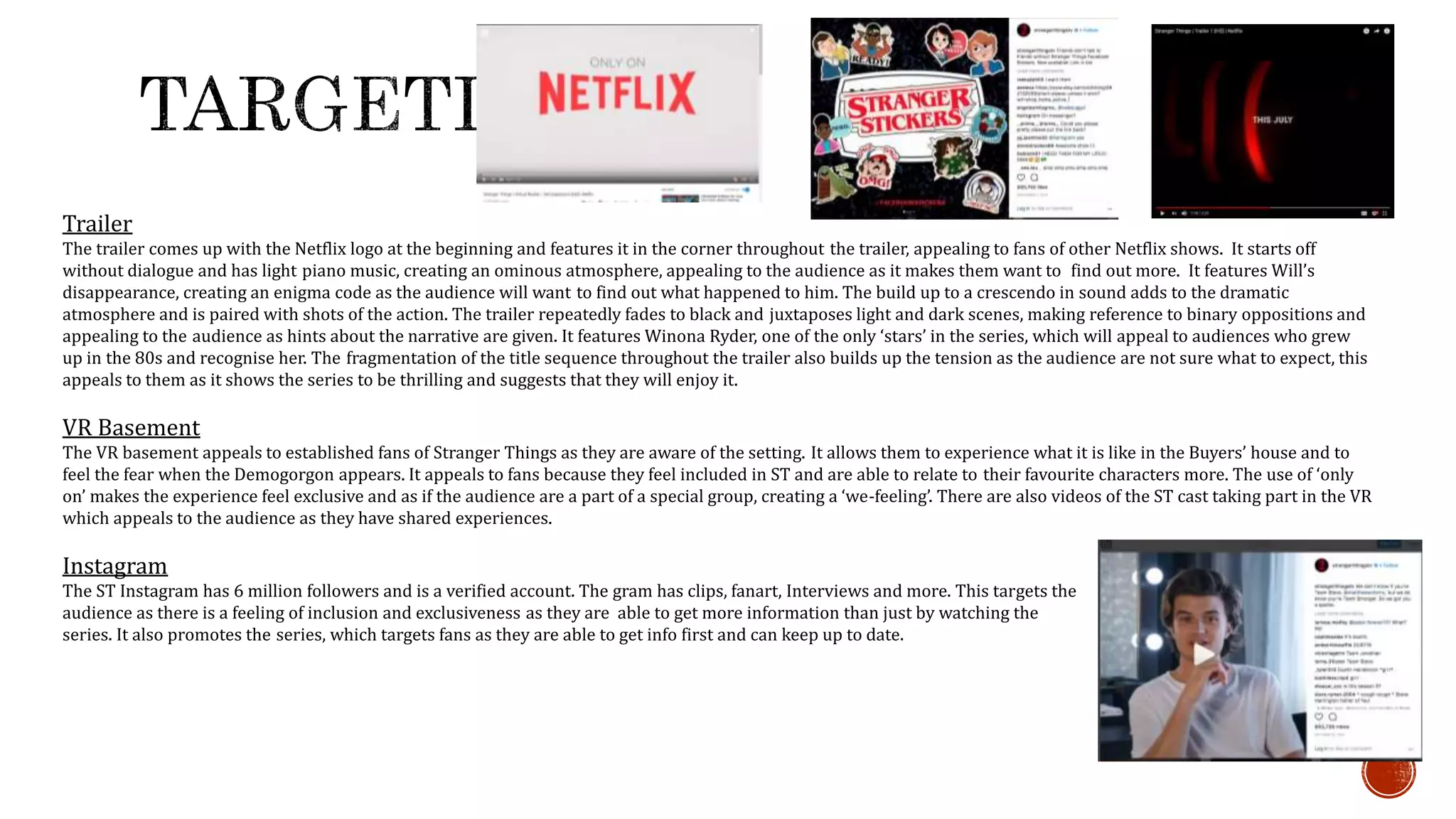 Stanger Things Case Study | PPT