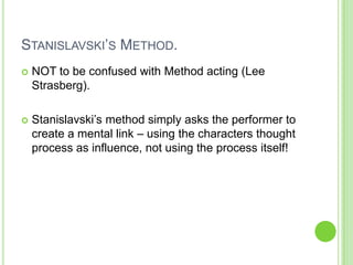 Stanislavski | PPTX