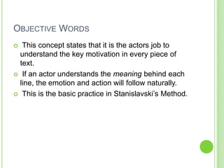 Stanislavski | PPTX
