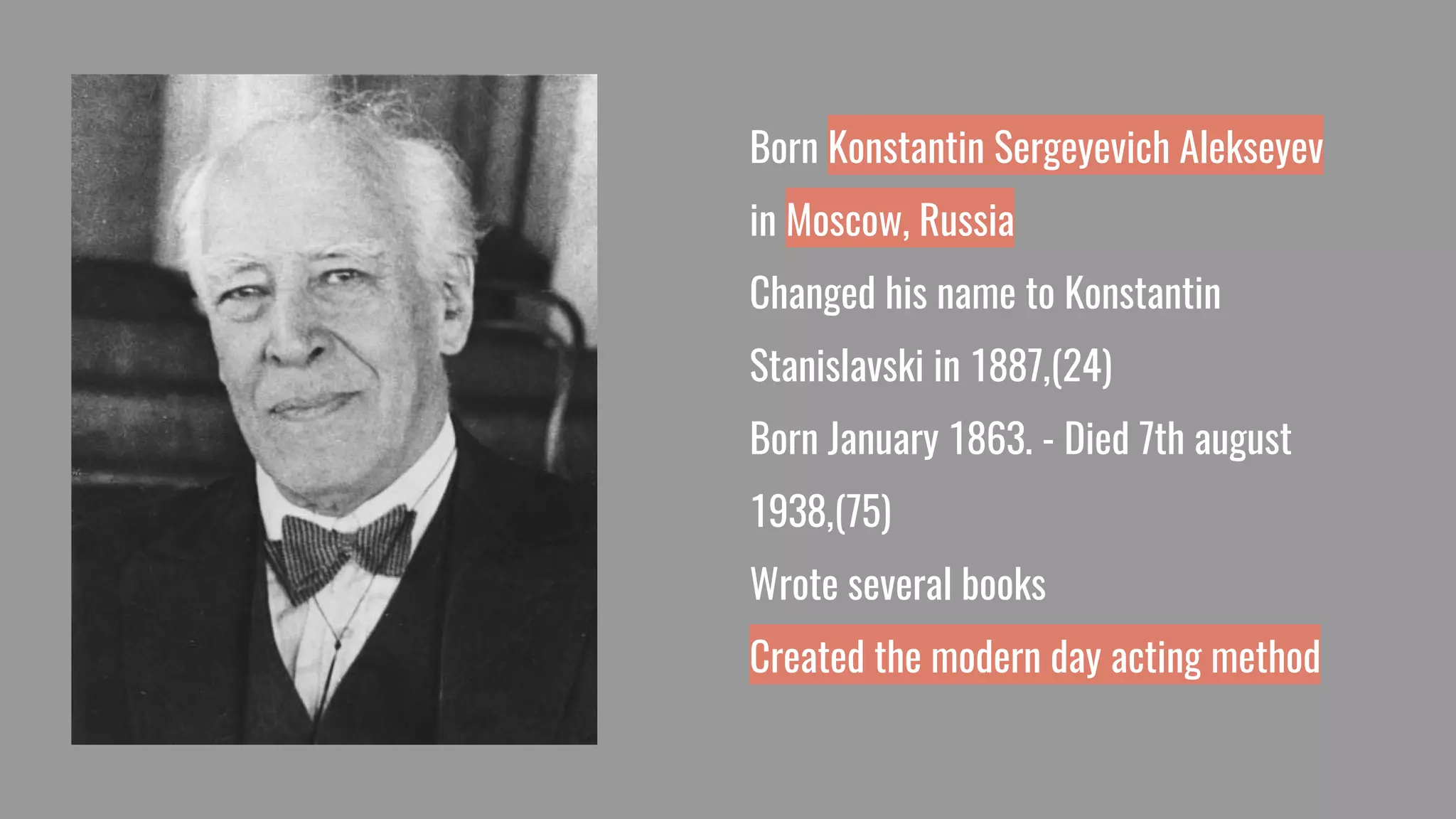 The History of Konstantin Stanislavski | PDF