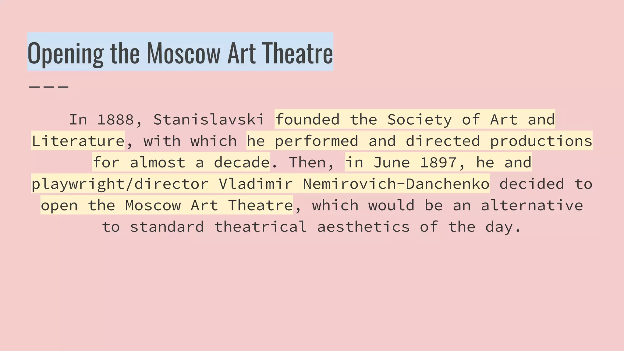The History of Konstantin Stanislavski | PDF