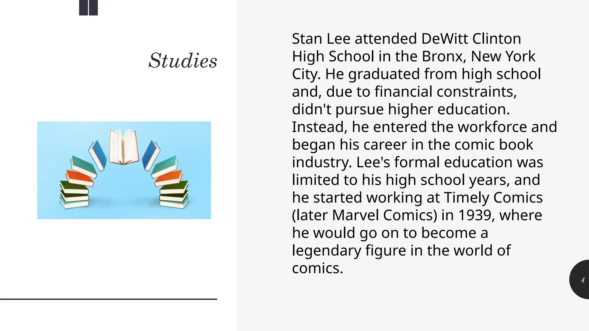 Stan Lee.pptx Su vida y todo lo que hizo | PPT