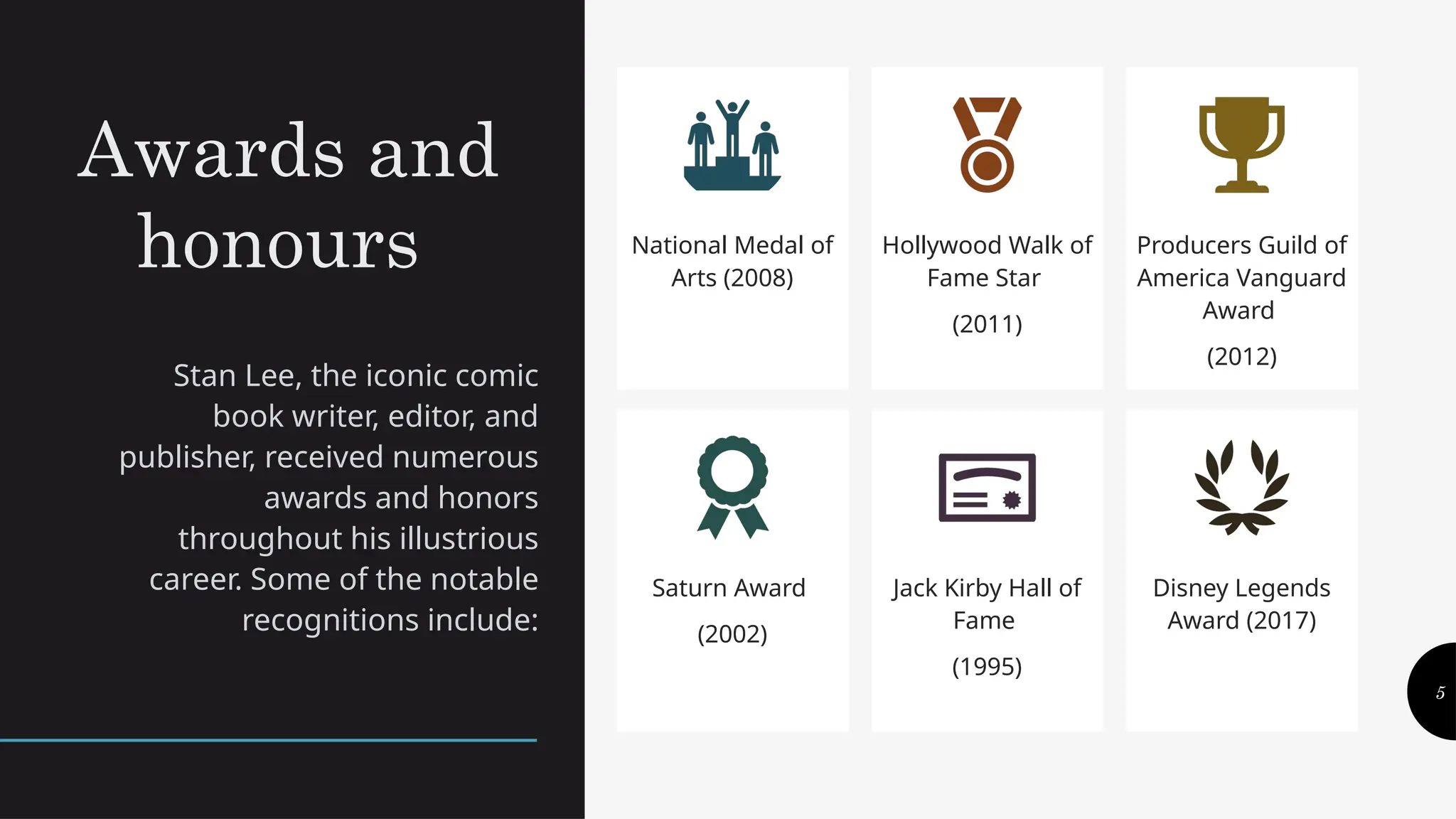 Stan Lee.pptx Su vida y todo lo que hizo | PPT