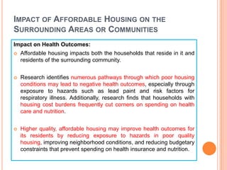 Stanlee's presentation on affordable housing | PPTX