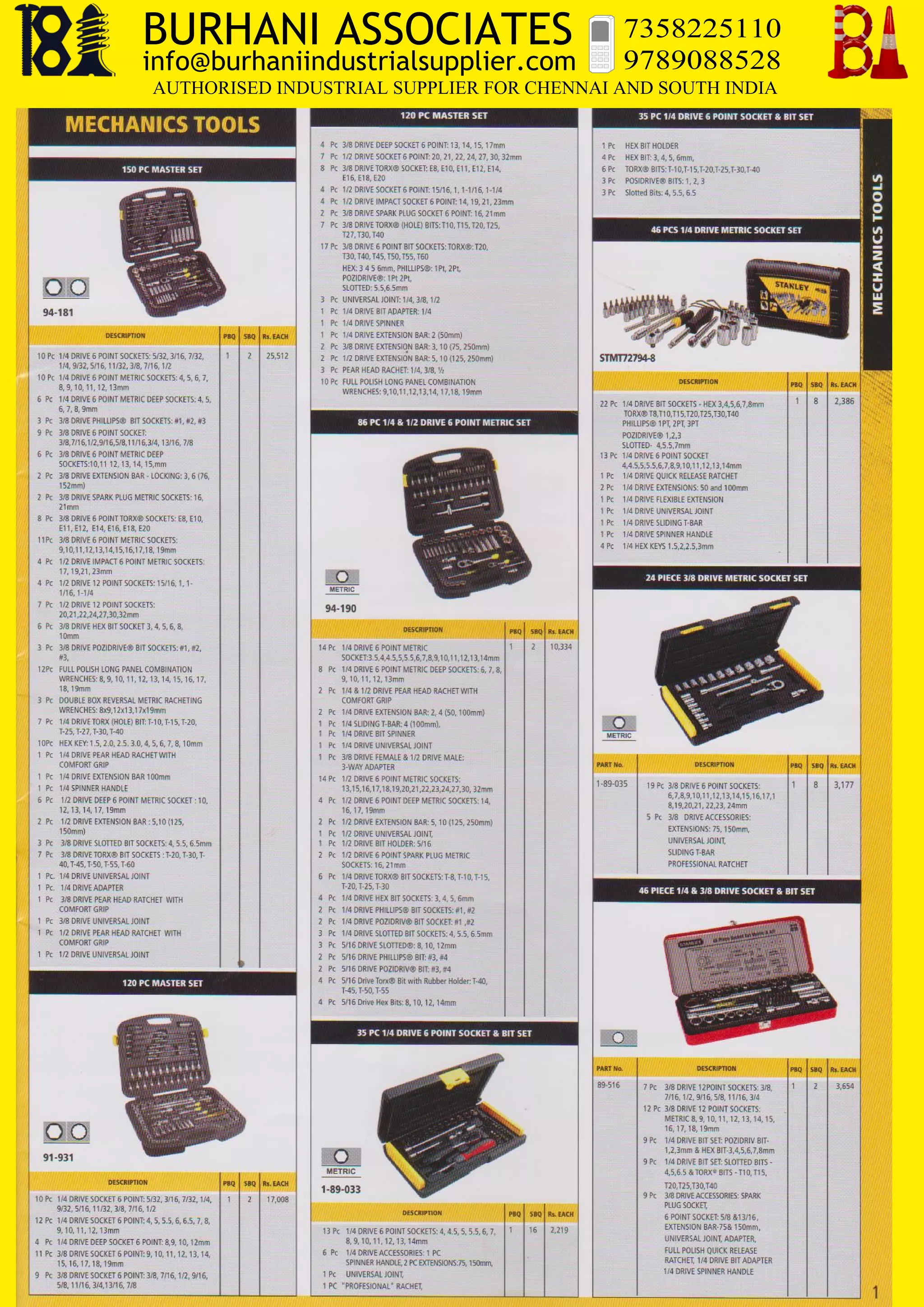 Taparia handtools Chennai catalogue and price list | PDF