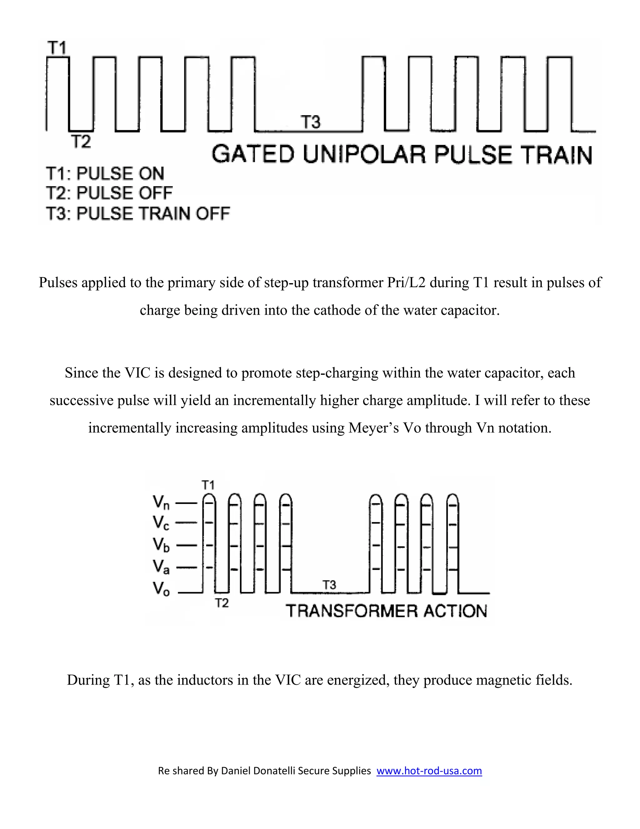 Stanley a meyer operating the vic voltage intensifier circuit | PDF