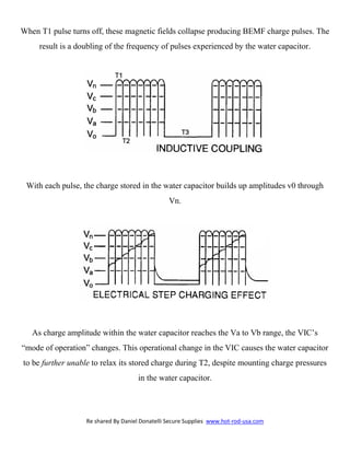 Stanley a meyer operating the vic voltage intensifier circuit | PDF