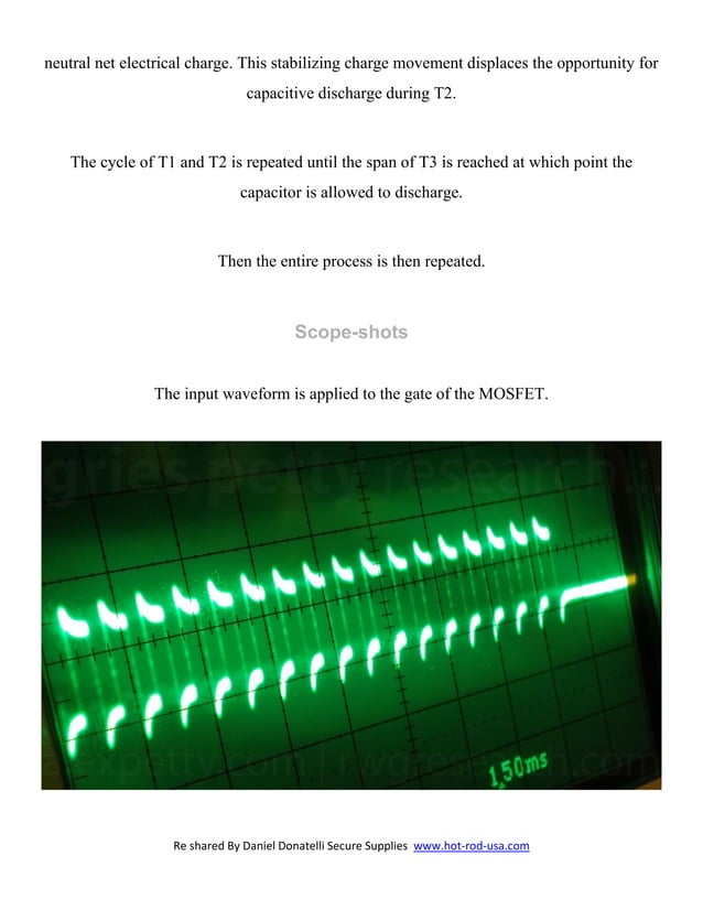 Stanley a meyer operating the vic voltage intensifier circuit | PDF ...