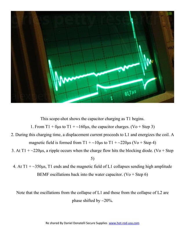 Stanley a meyer operating the vic voltage intensifier circuit | PDF ...