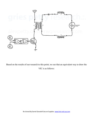 Stanley a meyer operating the vic voltage intensifier circuit | PDF