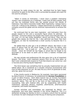 Stanley atmadja profile english v04[1] | PDF | Large Business | Business