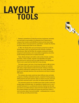 Stanley handtoolscatalog layout_2011 | PDF