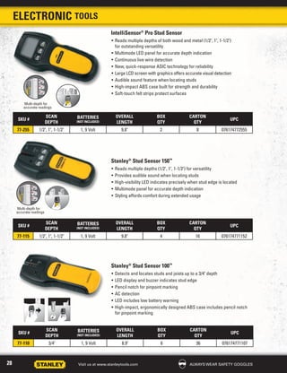 Stanley handtoolscatalog layout_2011 | PDF