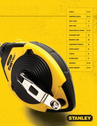 Stanley handtoolscatalog layout_2011 | PDF