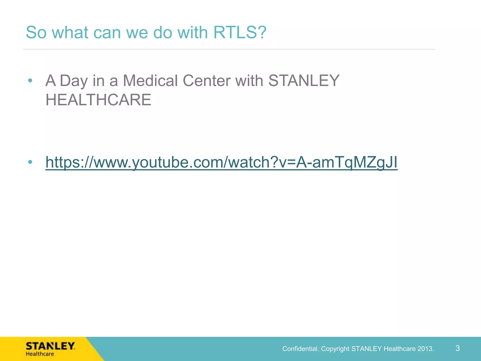 STANLEY healthcare IOT | PPTX