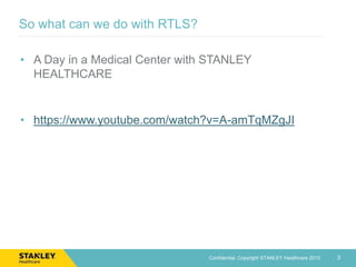 STANLEY healthcare IOT | PPTX