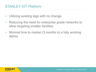STANLEY healthcare IOT | PPTX