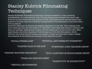 Stanley Kubrick | KEY