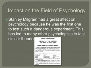 Stanley milgram | PPTX