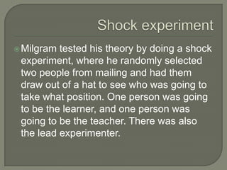 Stanley milgram | PPTX