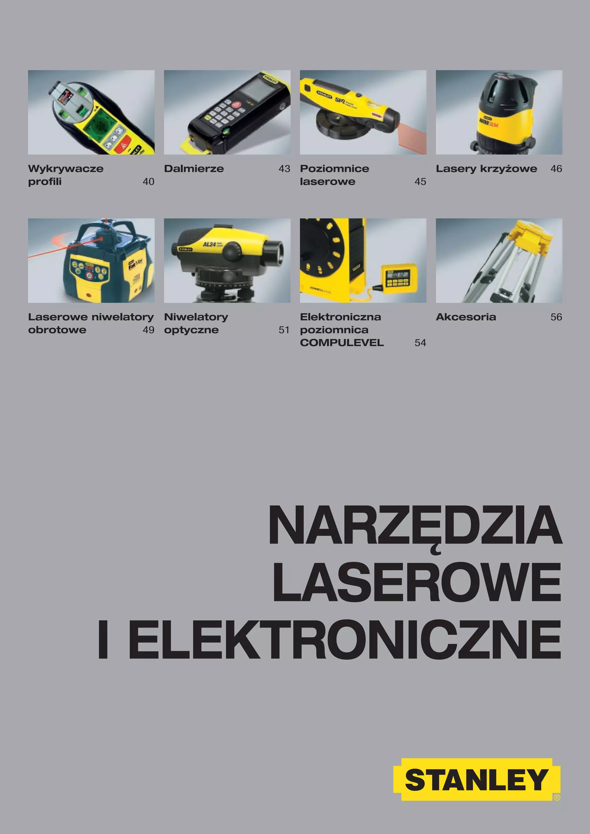 Stanley - narzedzia laserowe i elektroniczne 2009 | PDF