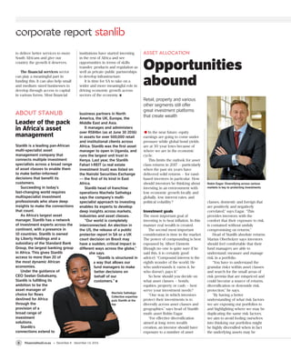 STANLIB Financial Mail Investment insights | PDF