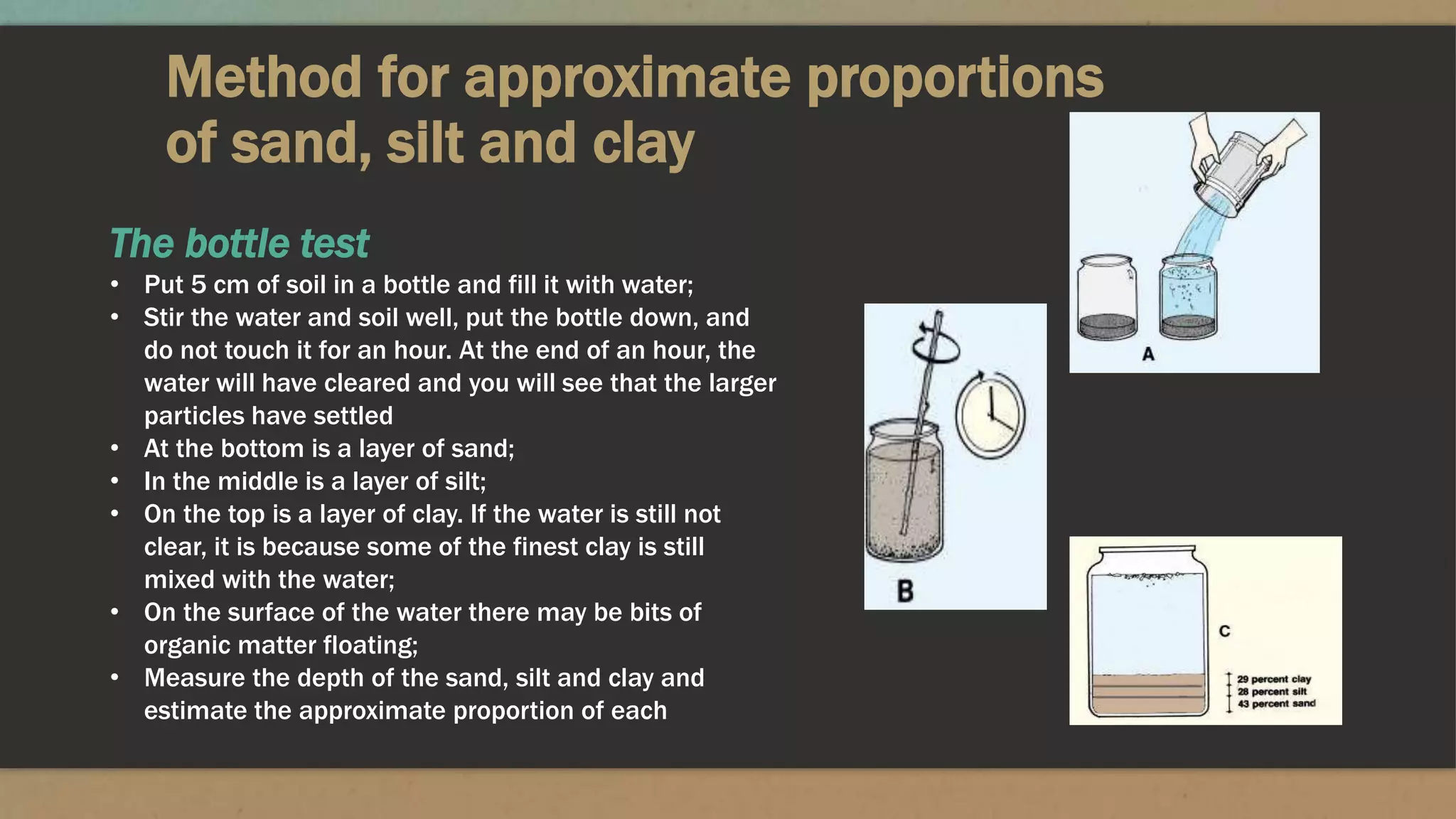 SOIL TEXTURE, TEXTURAL CLASSES ,MECHANICAL ANALYSIS | PPTX