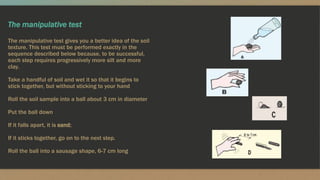 SOIL TEXTURE, TEXTURAL CLASSES ,MECHANICAL ANALYSIS | PPTX | Gardening ...