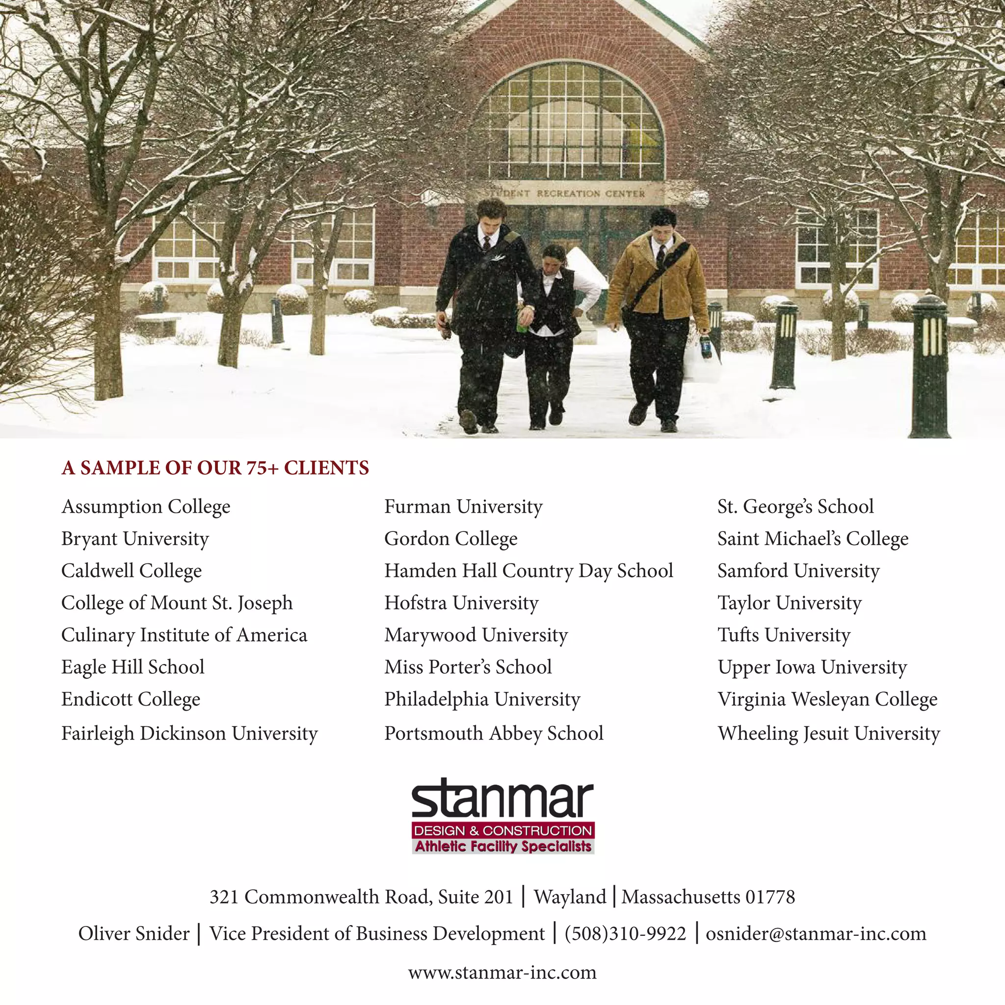 Stanmar, Inc. - Portfolio | PDF