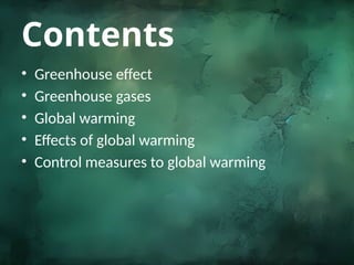 .pptx greenhouse effect and global warming | PPT