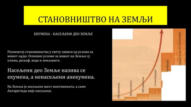 Stanovnistvo i naselja 6. razred | PPTX