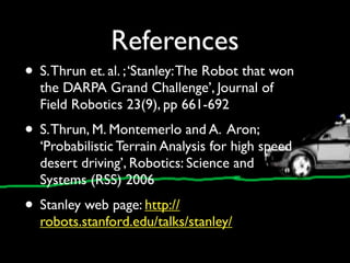 Stanley : The robot that won grand challenge | KEY