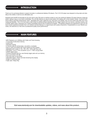Stanton C313 Eng | PDF