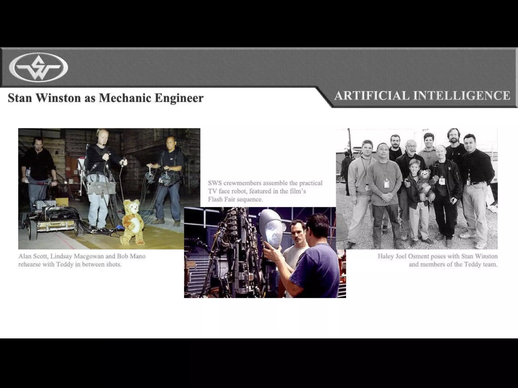 Stan winston & animatronics | PPT