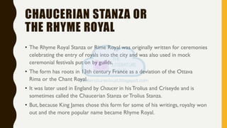 Stanza forms | PDF