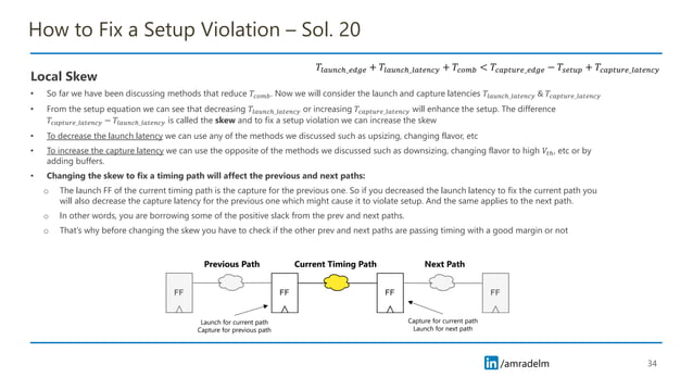 VLSI Static Timing Analysis Setup And Hold Part 2 | PPT